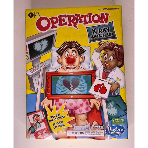 Hasbro | Games | Operation Xray Match Up Matching Game By Hasbro Gaming ...